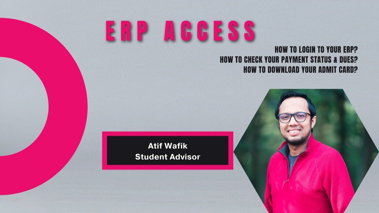 ERP ACCESS | Download Admit Card | Check Dues | Login Student Portal ...