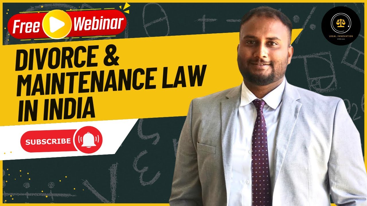 Divorce & Maintenance law in india - YouTube