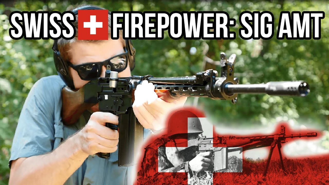 Swiss Firepower: The SIG AMT (SIG SG 510 / Sturmgewehr Stgw 57) - YouTube