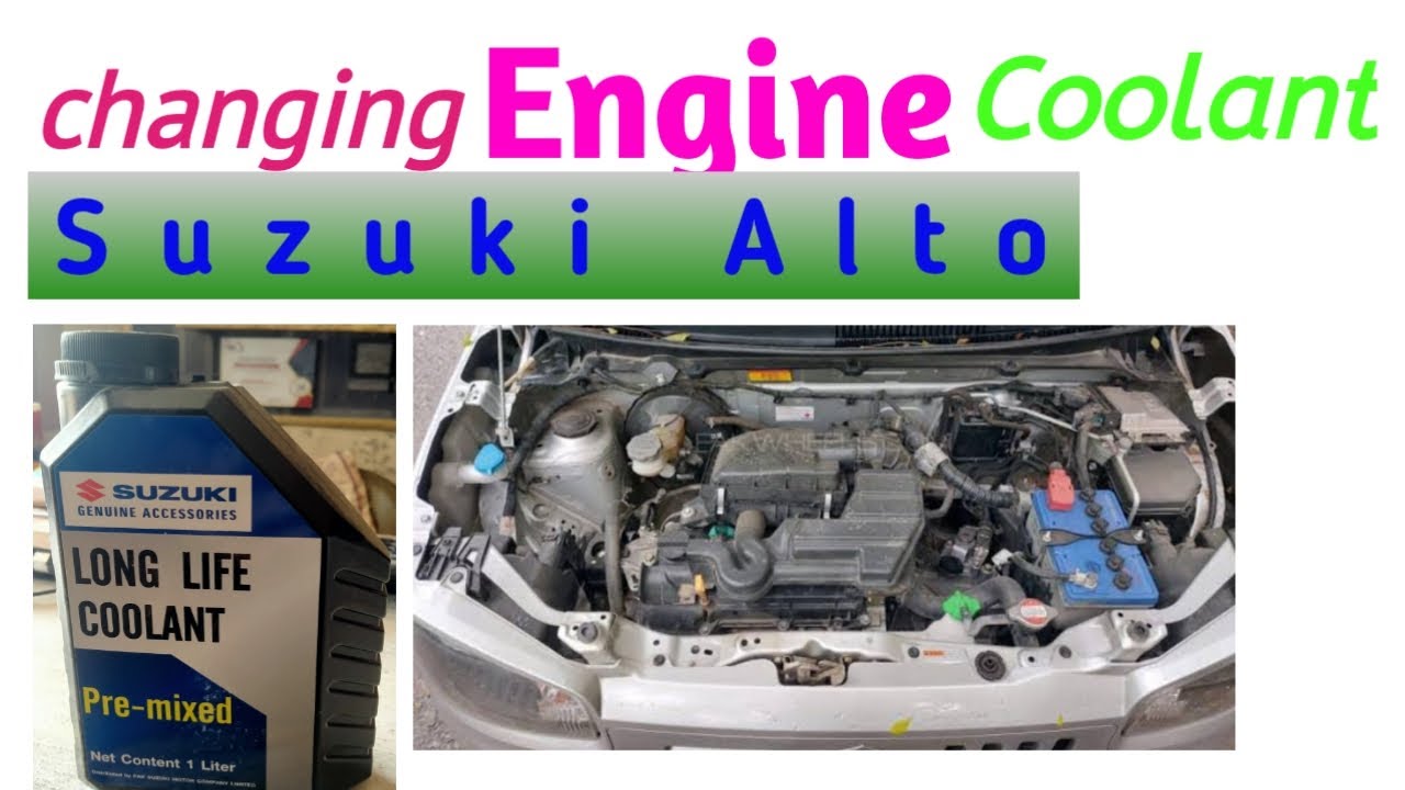 how to change engine coolant suzuki alto automatic #howto #suzukialto # ...