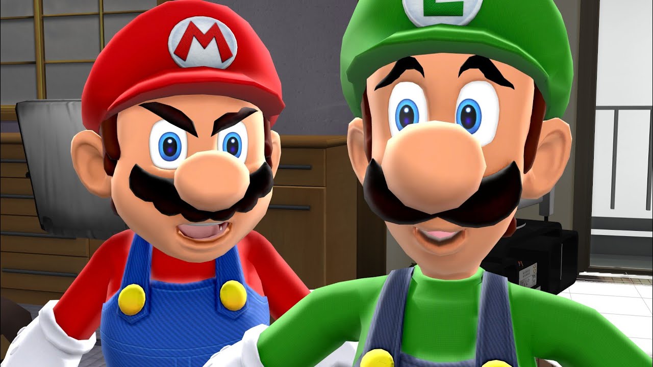 Mario Protects His Little Brother - YouTube