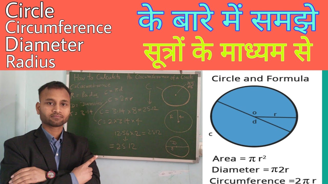 how to calculate the circumference of a Circle ⭕ Circle| Cirmeference ...