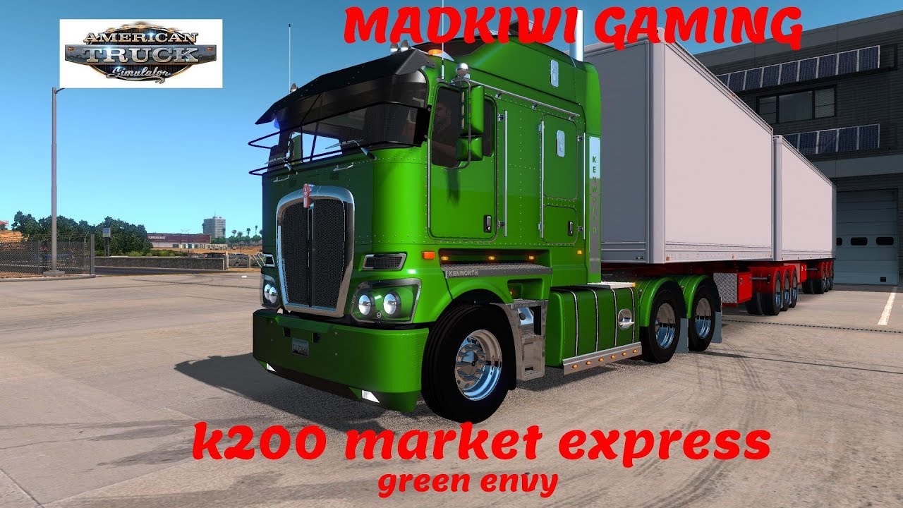 American Truck simulator k200 market express - YouTube