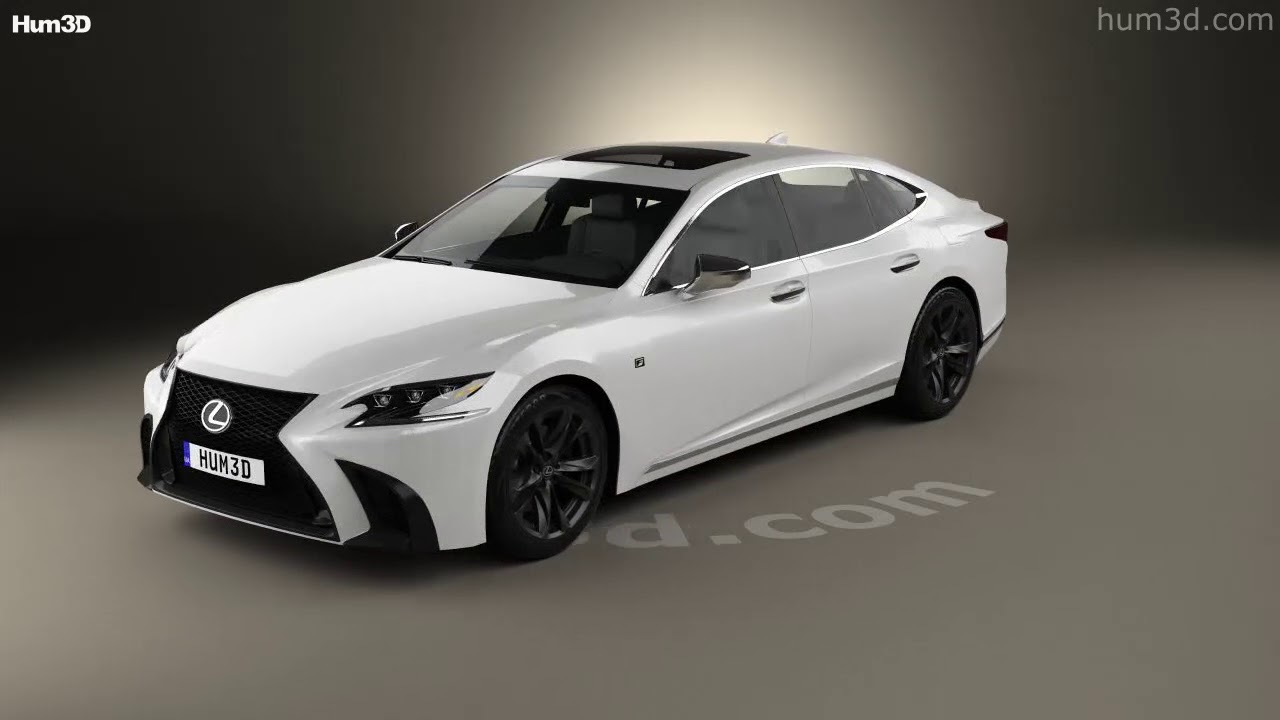 Lexus LS (XF50) F Sport 2020 3D model by 3DModels.org - YouTube