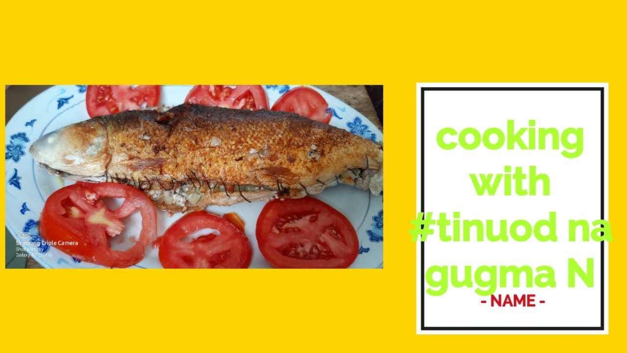 Milkfish/stuffed milkfish/rellenong bangus cuisine - YouTube