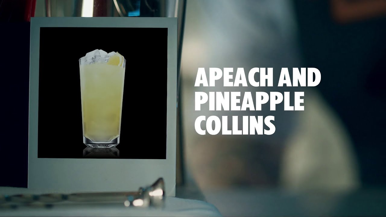 APEACH AND PINEAPPLE COLLINS DRINK RECIPE - HOW TO MIX - YouTube