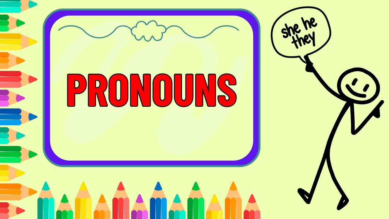 Pronoun For Kids | pronouns | subject pronouns | kids learning english ...