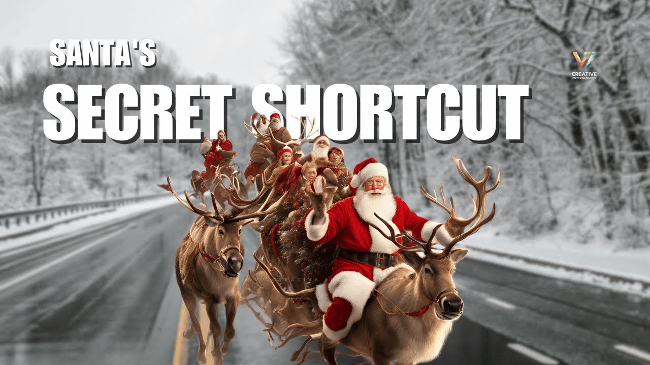Santa's Secret Shortcut🎶 Santa Claus Music 🌲 Relaxing Christmas Music ️ ...