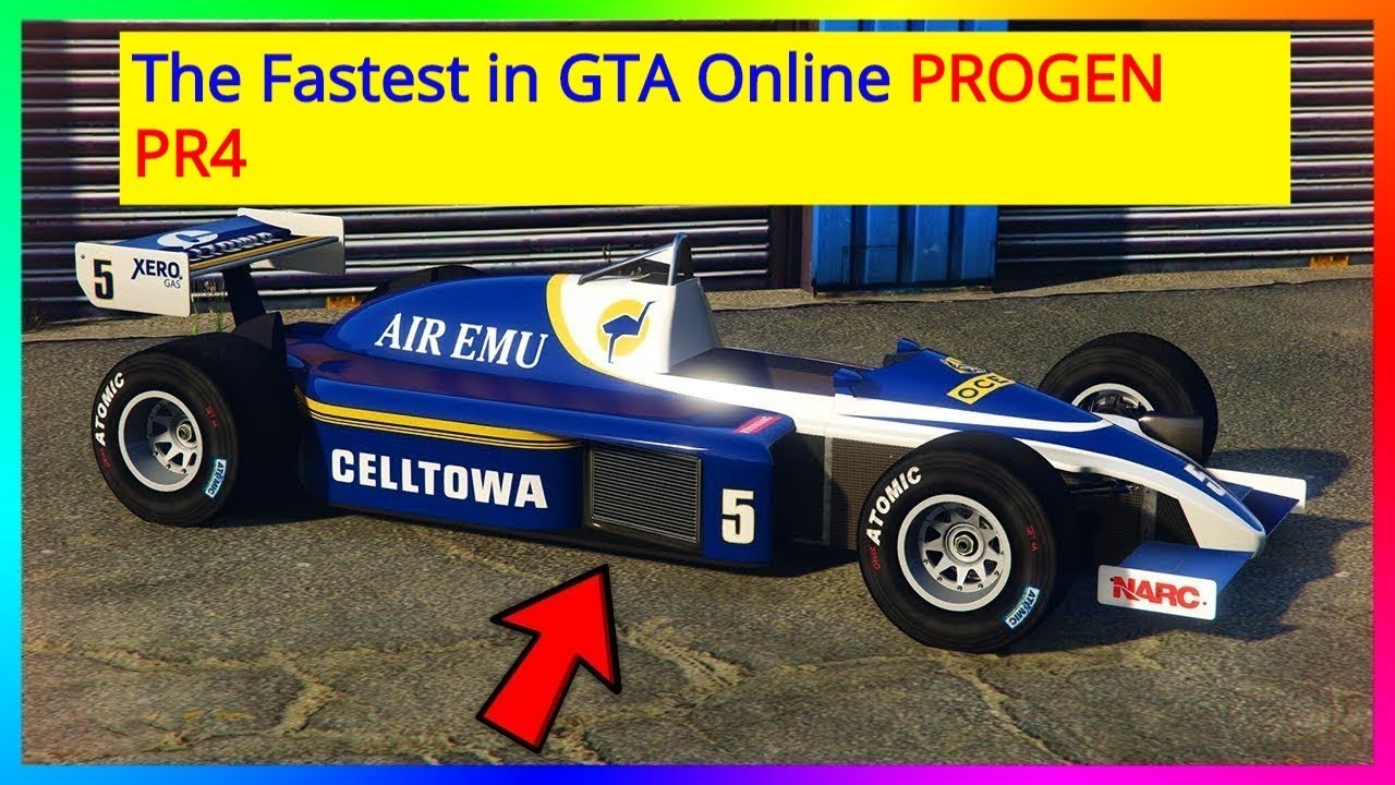 GTA 5 - DLC Vehicle Customization - Progen PR4 (F1 Car) TheFastest ...