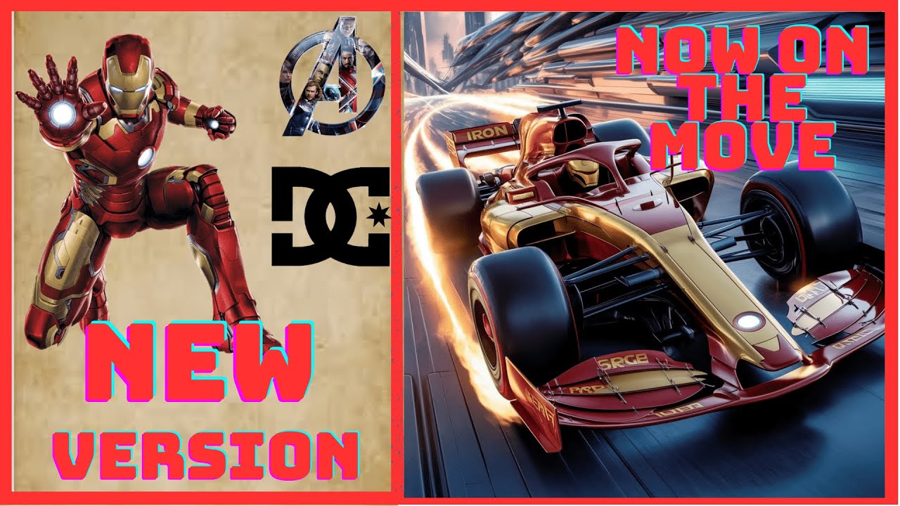 "Superheroes in the Race: Marvel and DC Turn into Formula 1 Cars ...
