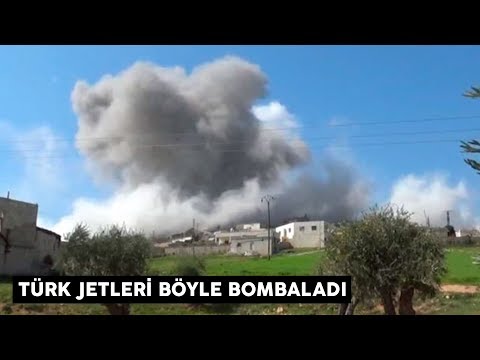 Türk jetleri böyle bombaladı