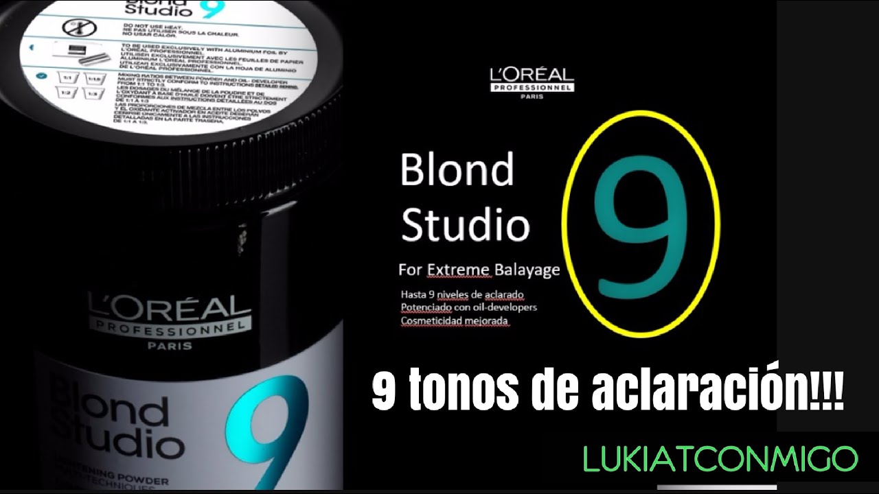 probamos el nuevo loreal Blond studio 9 multi-techniques balayage ...