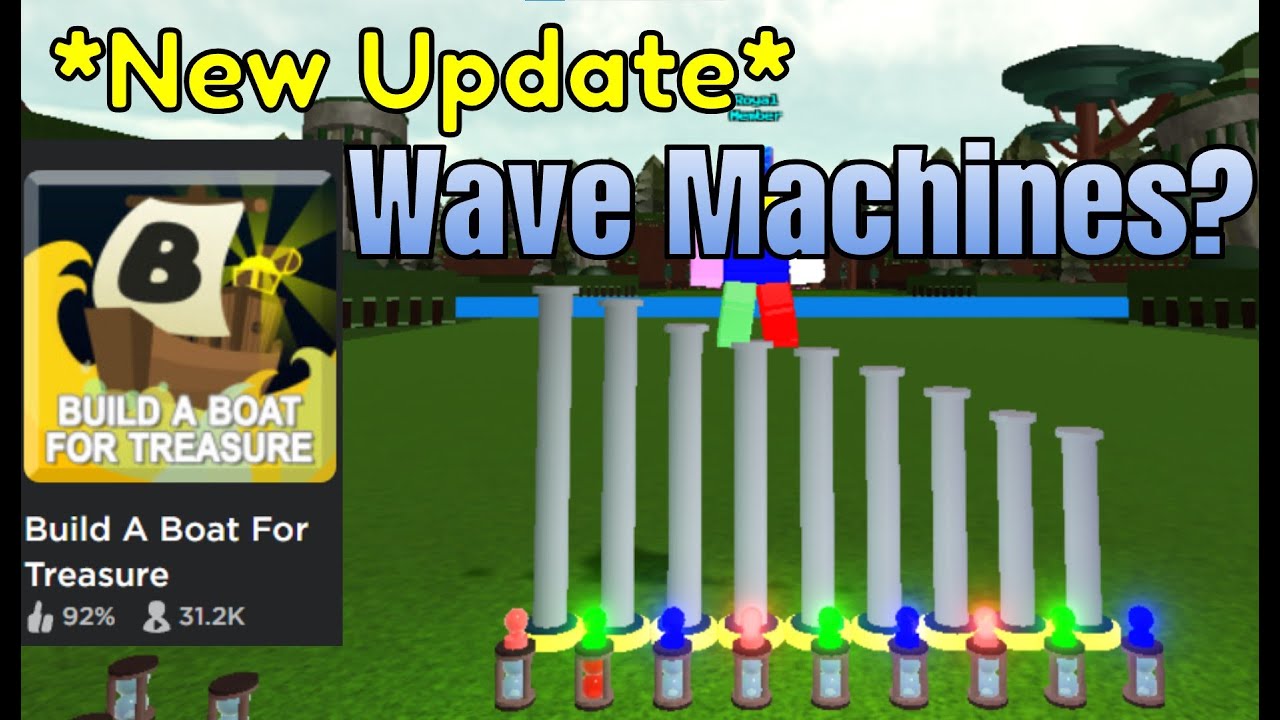 DELAY BLOCKS ARE AMAZING Halloween babft update ROBLOX Build a boat for ...