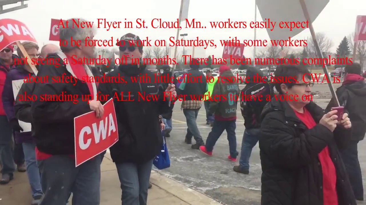 CWA New Flyer Rally 3-16-2017 - YouTube