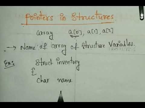 Pointers in structures|| C Programming - YouTube