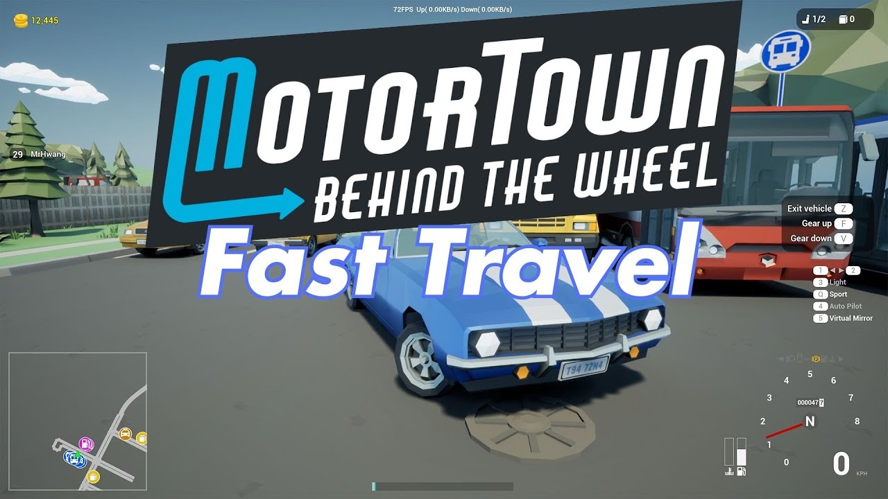 Motor Town How to Fast Travel - YouTube
