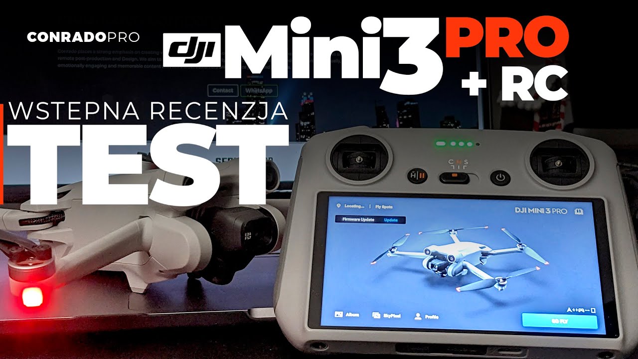 DJI Mini 3 PRO - Recenzja / pierwszy test - YouTube