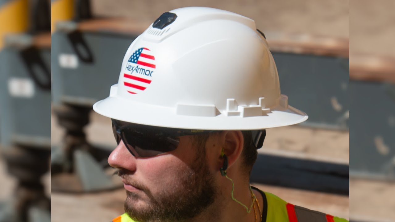 Check out this USA-Made Full-Brim Safety Helmet! - YouTube