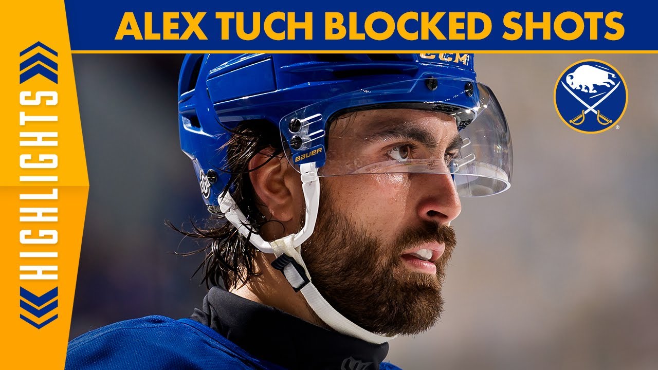 TUCH WITH THE BLOCK! | Entire Reel Of Alex Tuch Blocking Shots ...