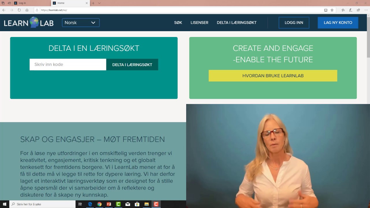Bruk av Learnlab i undervisning - YouTube