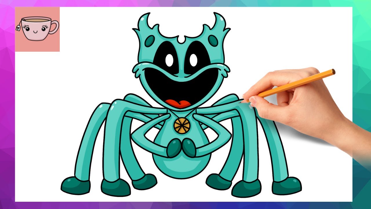How To Draw Snidey Spidey from Poppy Playtime | Fanmade Smiling ...