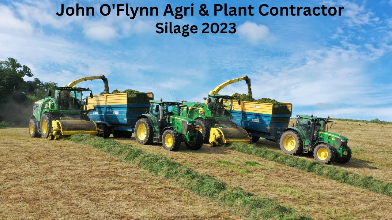 John O'Flynn Agri & Plant Contractor - Silage 2022 - YouTube
