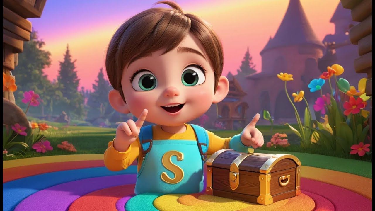 The Rainbow’s Secret Path Rhyme Song | Popular Nursery Rhyme ...