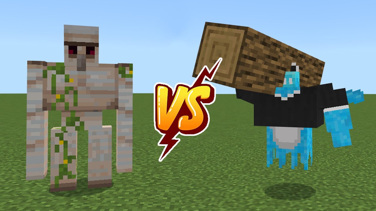 iron golem VS strong allay - YouTube