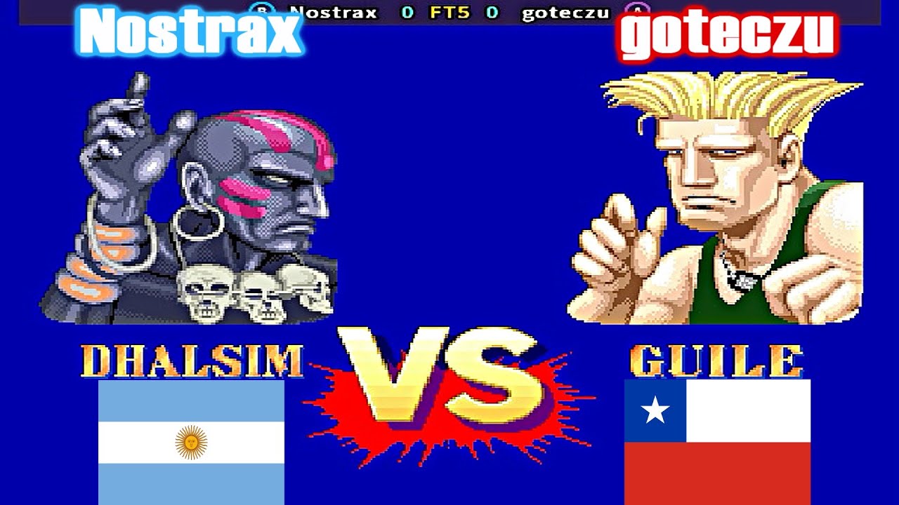 Street Fighter II': Champion Edition - Nostrax vs goteczu FT5 - YouTube