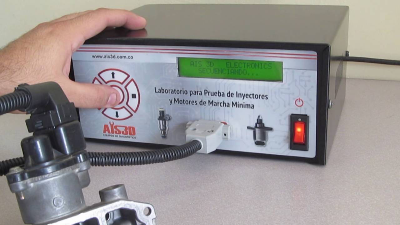 Tester de IAC ISC Actuadores de minima - YouTube