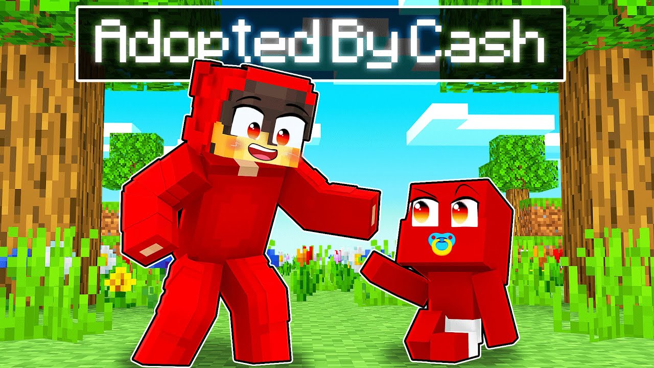 ADOPTED By CASH in Minecraft! - YouTube