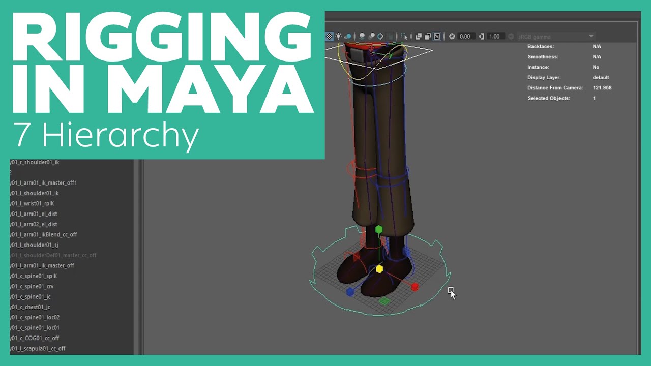 RIGGING IN MAYA - Corso di rigging in italiano - Lezione 7 - YouTube