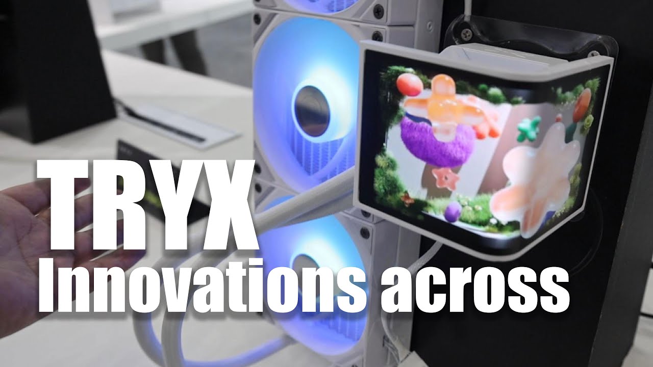 TRYX innovative AIO and PC cases at @COMPUTEXTAIPEIshow @COMPUTEXtv # ...