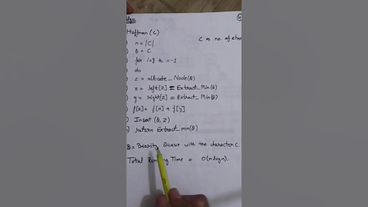 Huffman Tree and Algorithm (Advance Data Structure) PART-1 for RTU in HINDI & ENGLISH - YouTube