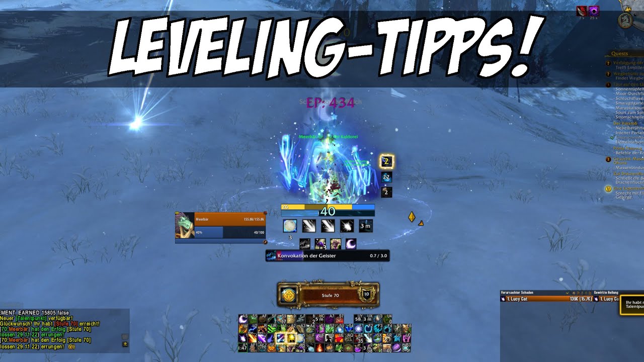 Level 70! Tipps und Erfahrungen vom Live-Server Leveling ...