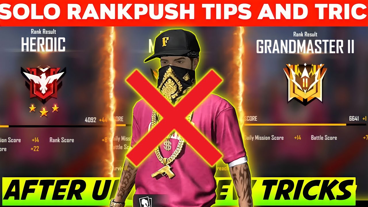 Solo Rank Push Tips And Tricks | Win Every Ranked Match | How To Push ...