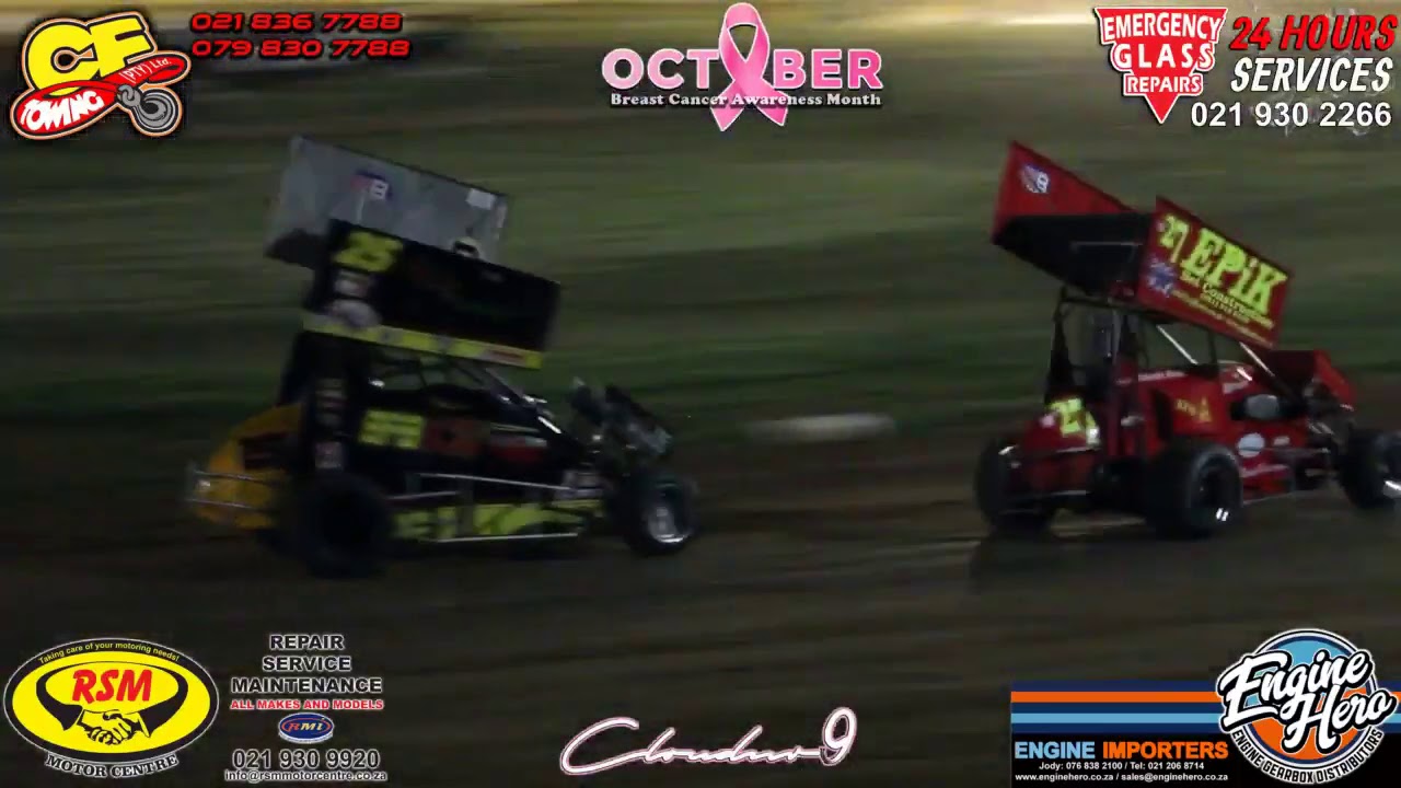 Kleinplasie Mega Oval: Heat 2 – Midgets – 2020/10/10 - YouTube