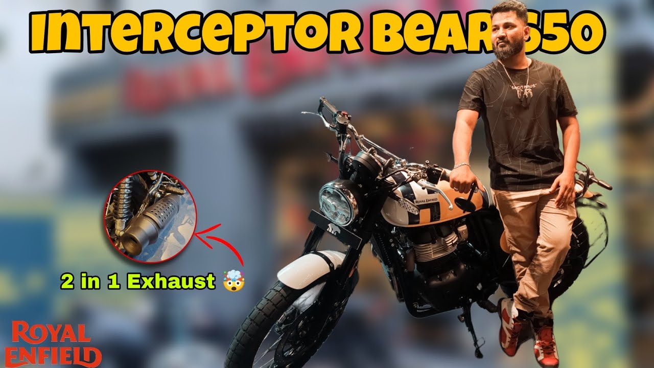 The New Royal Enfield Bear 650 ! | Walk Around Review of Bear 650cc ...