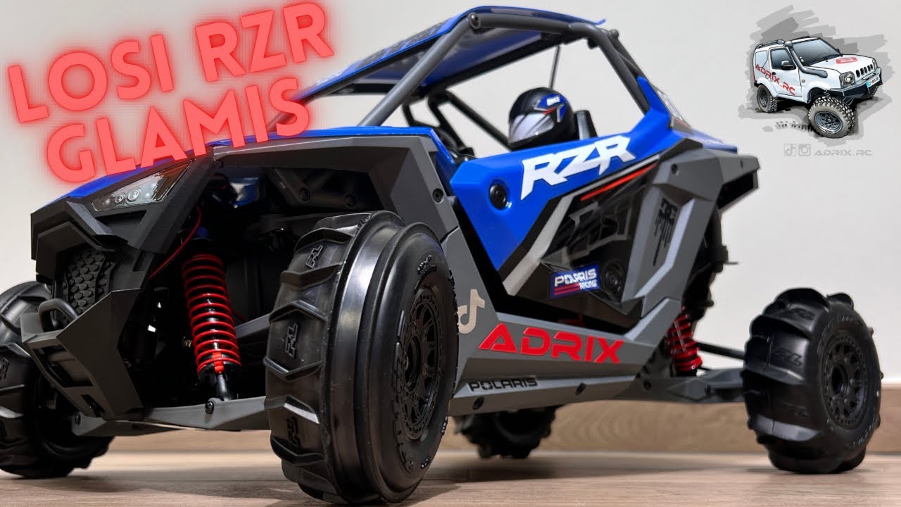 Glamis Losi RZR Rey - YouTube
