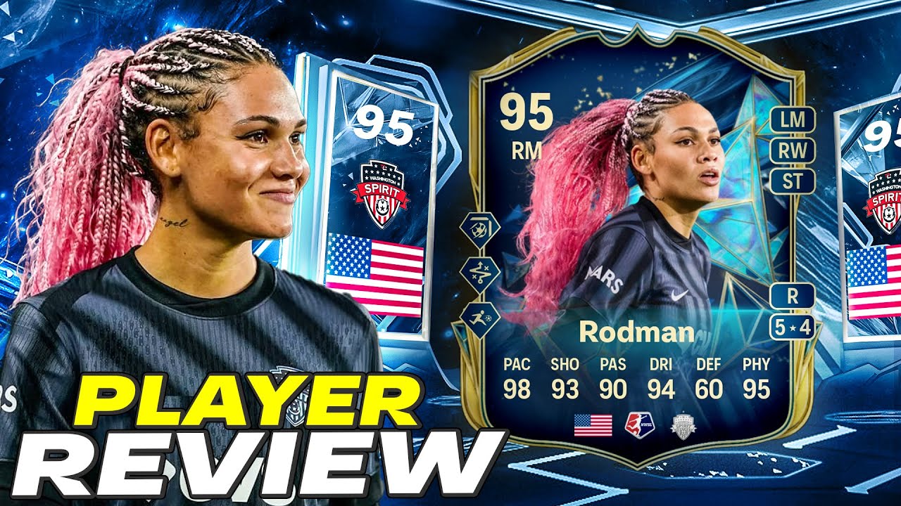 😱95 TOTS RODMAN PLAYER REVIEW - EA FC 25 ULTIMATE TEAM - YouTube