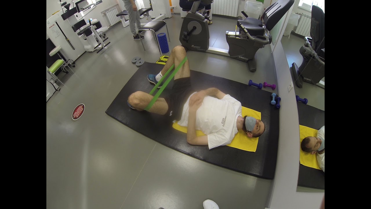e12 x30 stretch the pelvis & bend the knees - YouTube