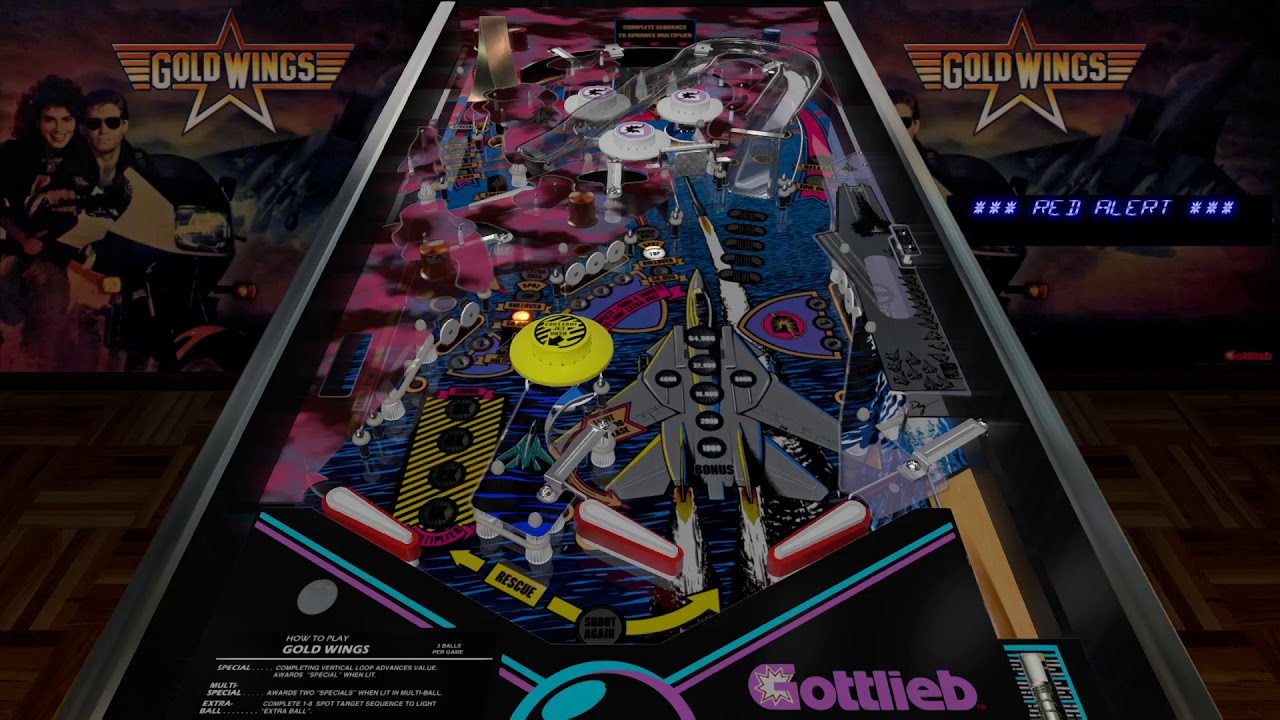 Gold Wings Pinball VPX - YouTube