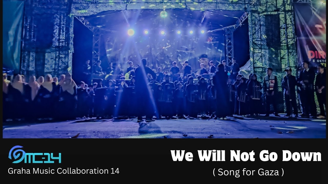 WE WILL NOT GO DOWN (SONG FOR GAZA) LIVE PERFOMANCE GMC14 (Save ...