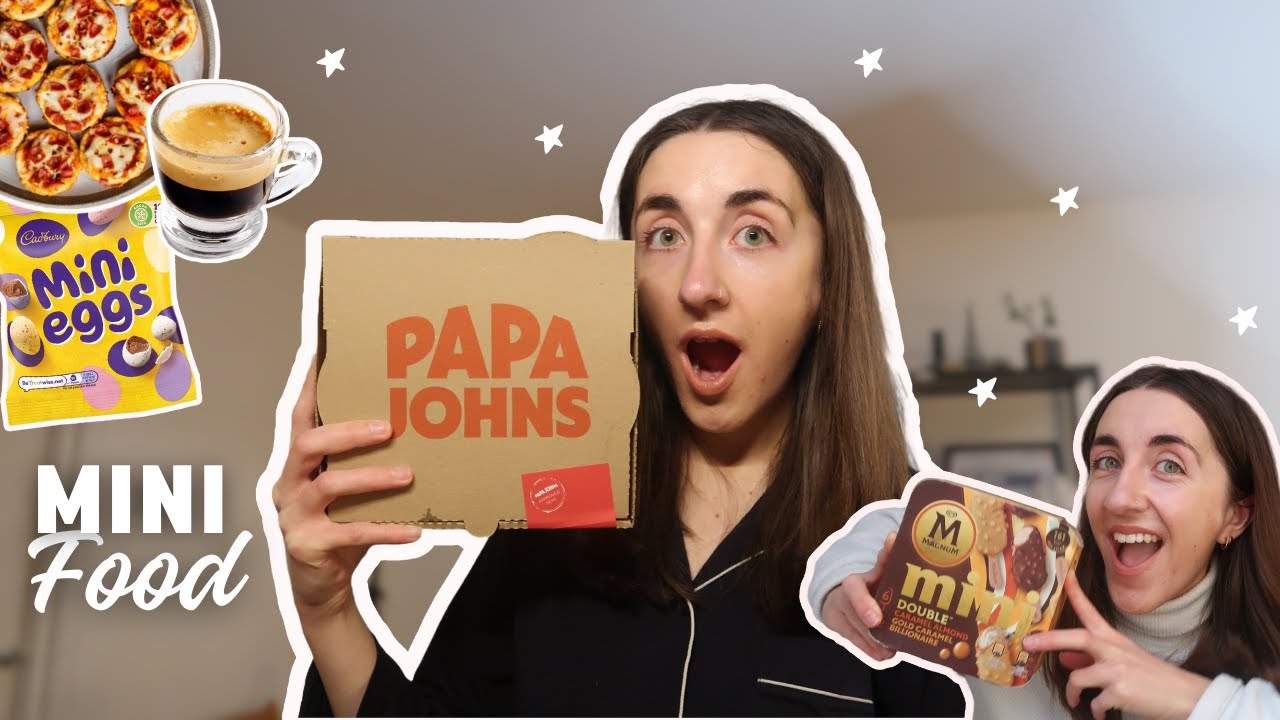 Eating MINI FOOD for 24 Hours! - YouTube
