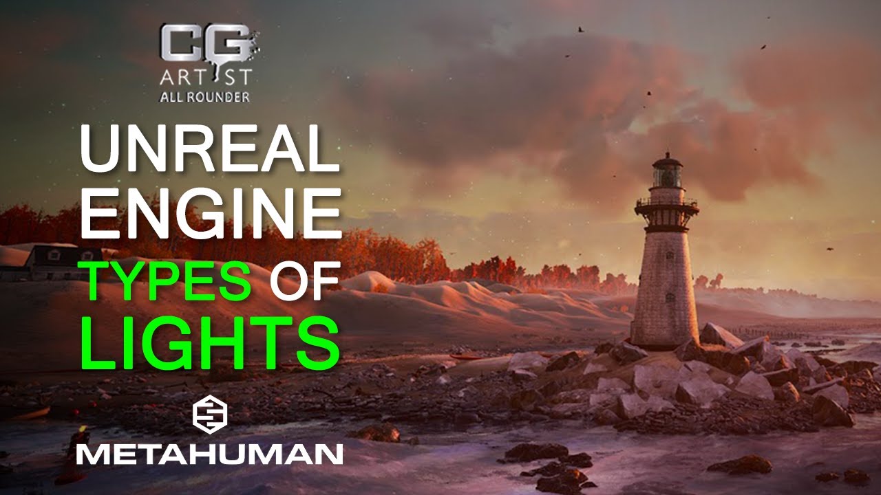 Unreal Engine : Types of Lights - YouTube
