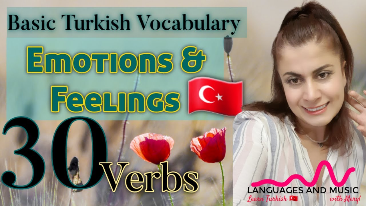 How to LEARN TURKISH? *Turkish Vocabulary* for EMOTIONS? Happiness ...