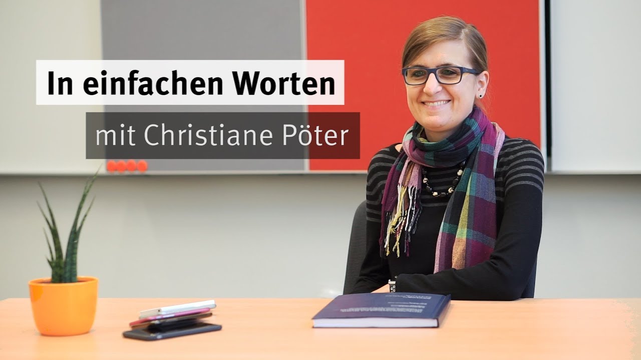 In einfachen Worten: mit Christiane Pöter - YouTube