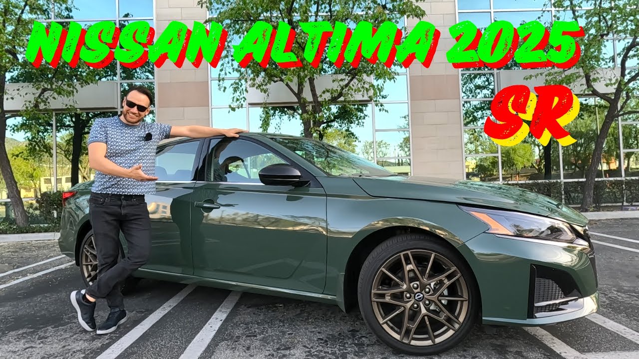 Nissan Altima 2025 SR 2.5 L AWD Tactical green, car review - YouTube