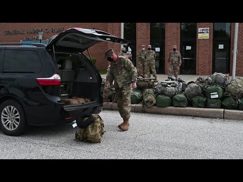 B-Roll: 58th Expeditionary Military Intelligence Brigade prepares for ...