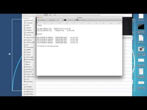 Adding a Xerox Printer to your Macbook - YouTube